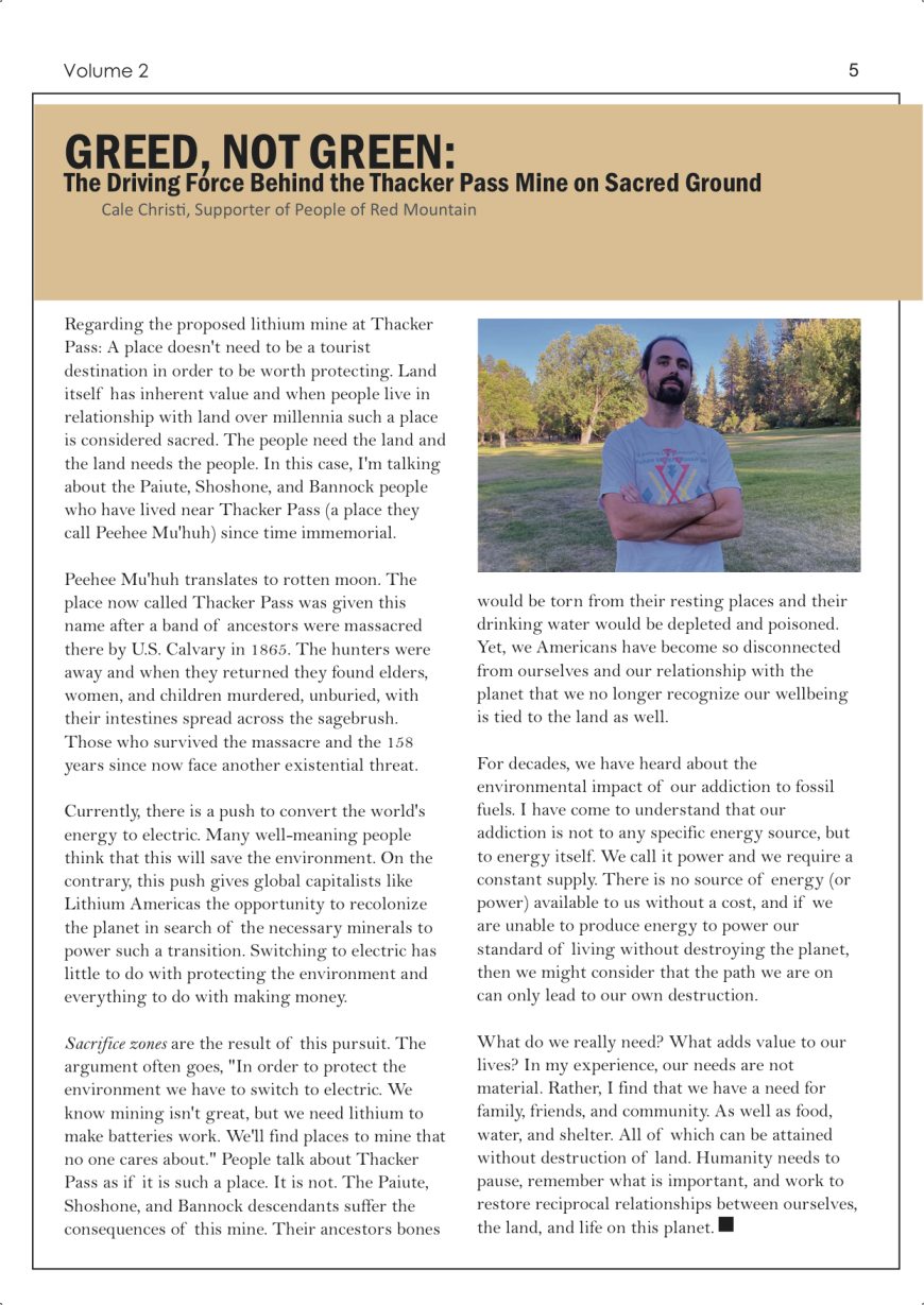 Greed, Not Green – People of Red Mountain